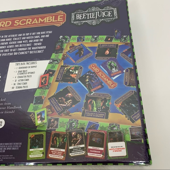 Warner Bros. | Games | Beetlejuice Card Scramble Board Game 3 Ways To ...